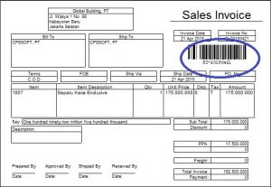 Menampilkan Barcode Invoice Number Di Preview Sales Invoice - ACCURATE ...